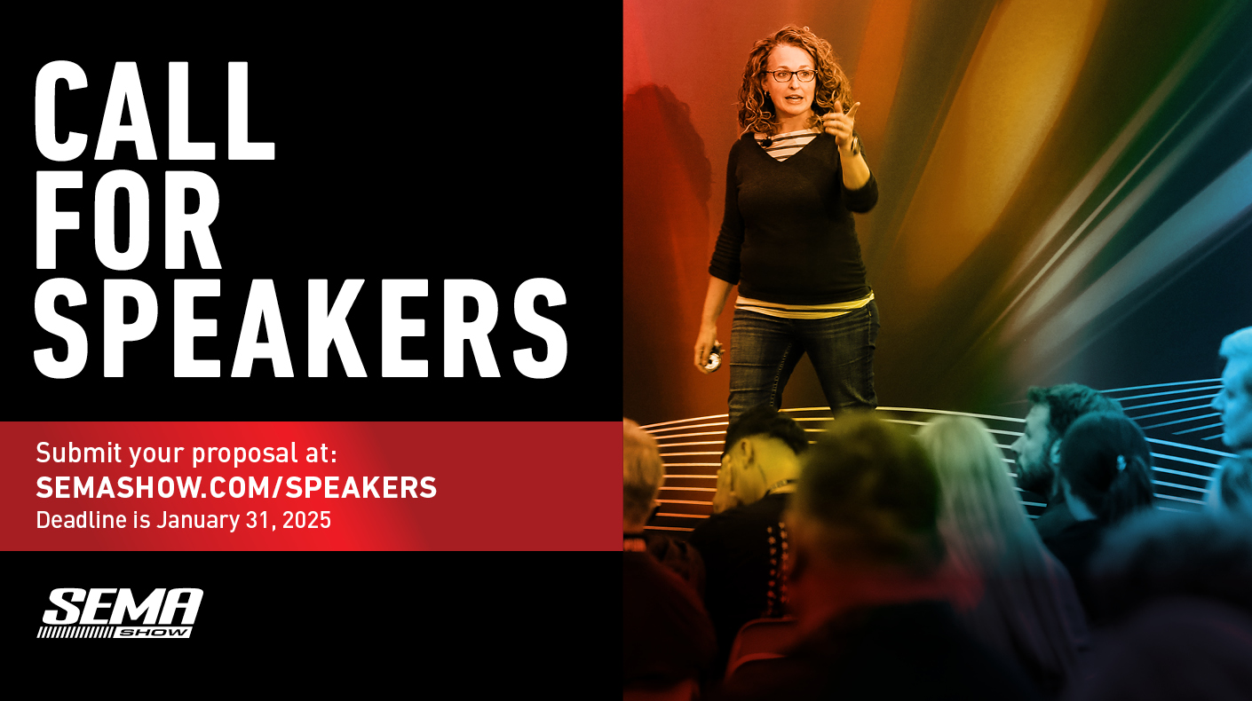 2025 SEMA Show Speaker Proposal Deadline This Week | Specialty Equipment Market Association (SEMA)